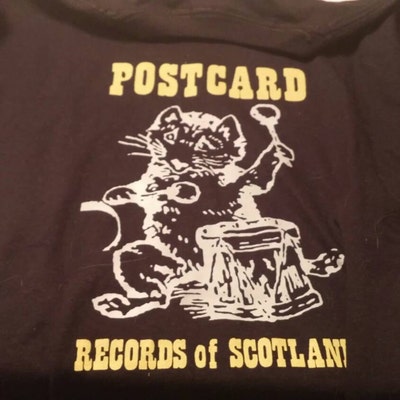 Sarah Records T Shirt Screen Print Short Sleeve Black - Etsy