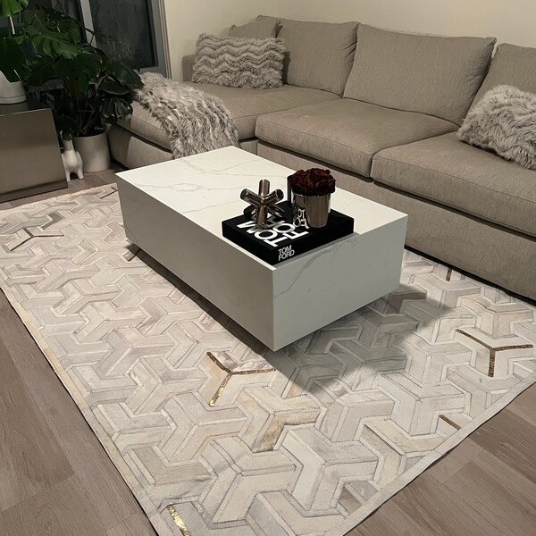 Cowhide Patchwork Rug * RAW Leather Argentina - Free Shipping ...