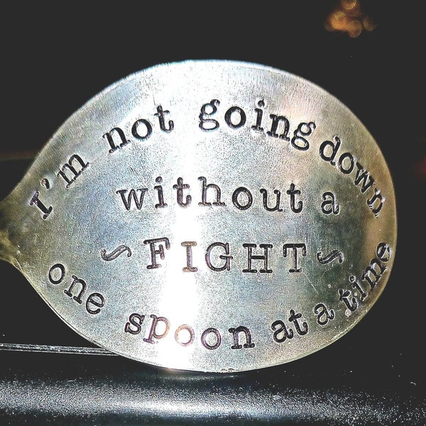 Spoonie Bracelet, Vintage Silver Plated Stamped Spoon, Not Going Down ...