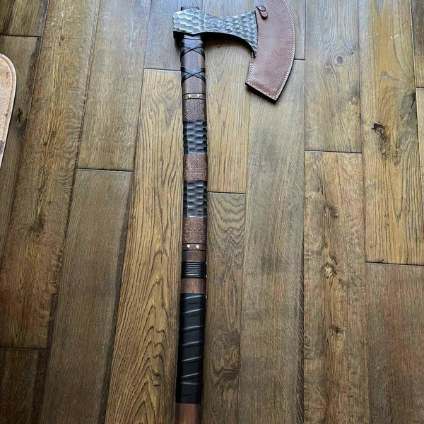 Custom Hand Forged Lion Axe, Viking Handmade Axes, Throwing Axes, D2 ...