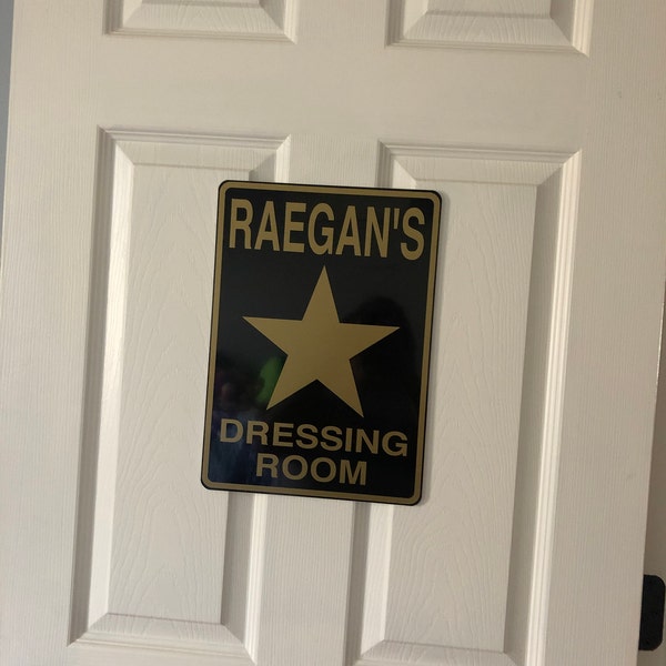 Personalized Dressing Room Sign - Etsy