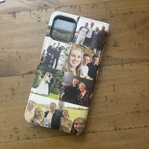 Personalised Flip Wallet Phone Case Custom Photo Picture Image for ...