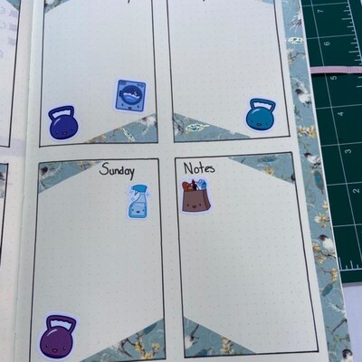 Mood Tracker Face Mental Health Stickers 77 Cute Planner and - Etsy