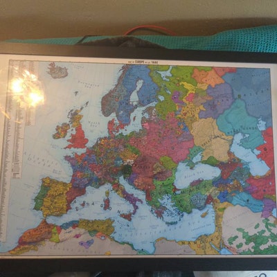 Germany History Map Holy Roman Empire 1444 - Etsy