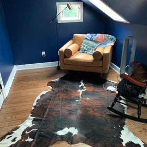 Rodeo Natural Tricolor Cowhide Rug Size M/L/XL APPROX 5x6/6x7/7x7 FT - Etsy