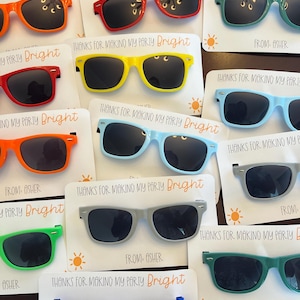 Kids Sunglass Favor, End of School Year, Last Day of School, Classroom ...