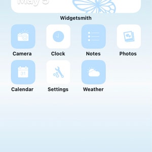 1000 pastel purple iOS app icon pack widgetsmith | Etsy
