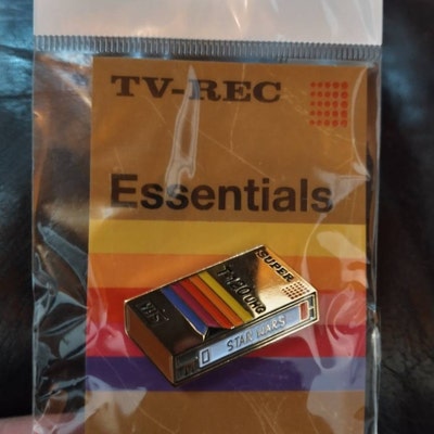Enamel Pin TV-REC VHS the Stuff - Etsy