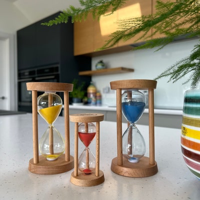 Custom Engraving Vintage Refillable Sand Hourglass Timer/ Sand - Etsy