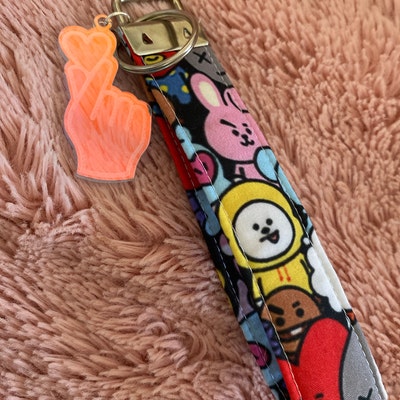 Retro Smiley Faces Key Fobs, Keychain Wristlet, Key Fobs, Fun Key Fobs ...