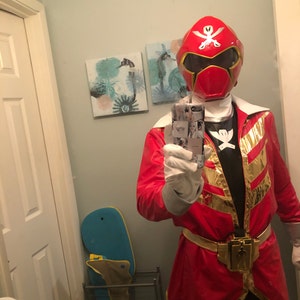 Power Rangers Super Megaforce Red Helmet - Etsy