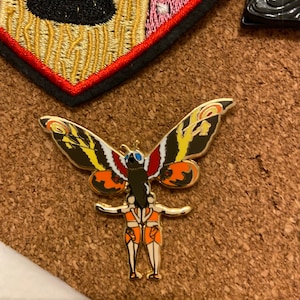 Mothra & the Twins enamel Pin - Etsy