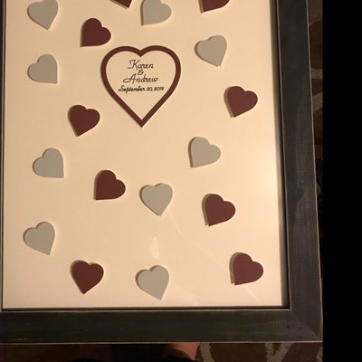 State Guest Book Drop Top Box Custom Guestbook Alternative - Etsy