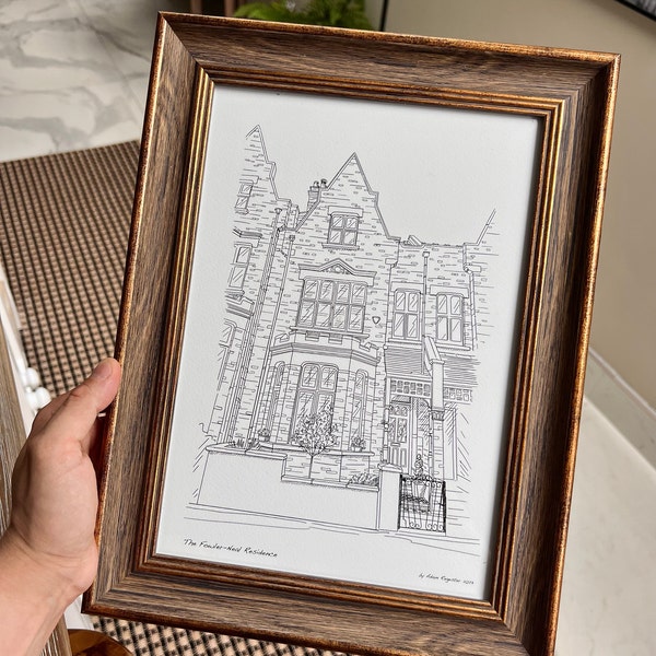 Leeds Castle kent, UK Architectural Drawing Print a4/unframed - Etsy