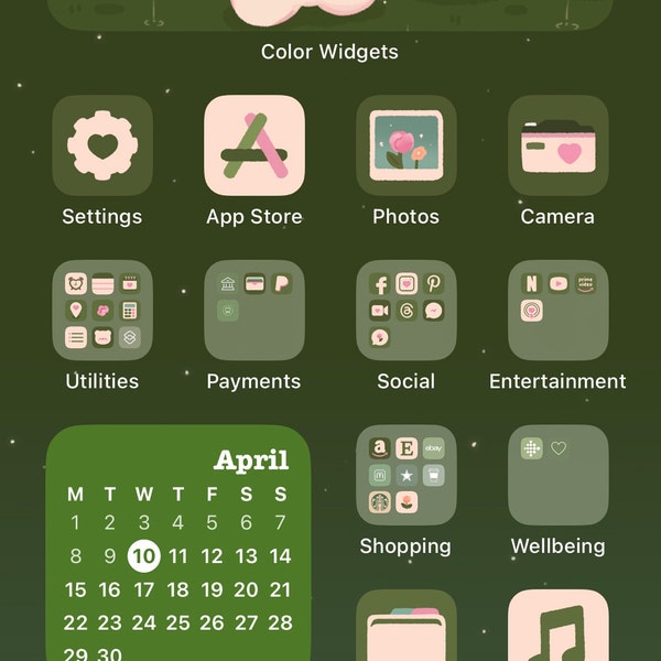 Mellow Rain Ios / Ipados / Android Theme - Etsy