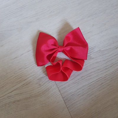Made to Match Snow White Red Bow Girls Stretch Headband Christmas ...