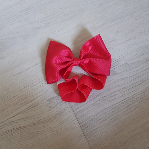 Made to Match Snow White Red Bow Girls Stretch Headband Christmas ...