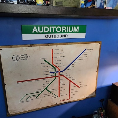 36 Officially Licensed Painted MBTA Station Signs Pick A Station ...