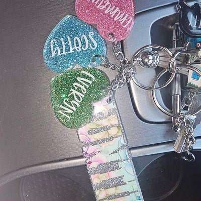 Customizable Show Steer 4H Glitter Keychain, Personalized 4H Steer ...