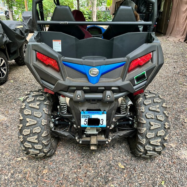 New** Black Minnesota ATV License Plate MN A.T.V./UTV **free Shipping ...