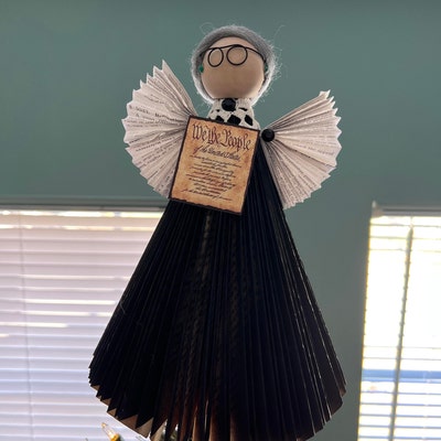 Custom Repurposed Book Angel Made From a Book Supplied by the Customer ...