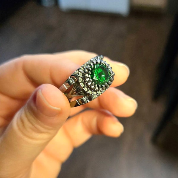 Round Cthulhu Ring, HP Lovecraft's Call of Cthulhu Inspired Jewelry ...