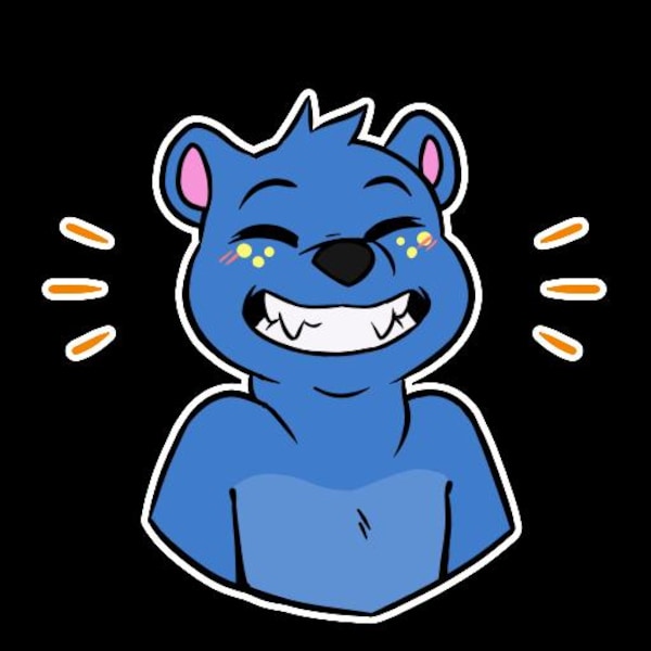 Basic Sticker Pack Lines - Maned Wolf / Striped Hyena - Etsy