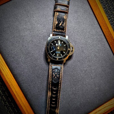 Panerai 74 Strap 22mm 24mm 26mm Custom Made Vintage Watch Strap Decima ...