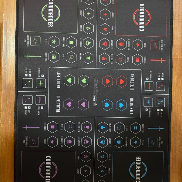 The Phases of Life Playmat Magic the Gathering 24x14 Custom MTG Card ...