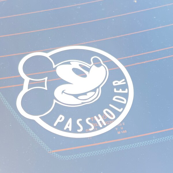 Disney Annual Passholder Decal - Etsy