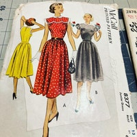 Vintage Ca. 1950 Mccall 8006 Womens Skirt Sewing Pattern-waist 28cut ...