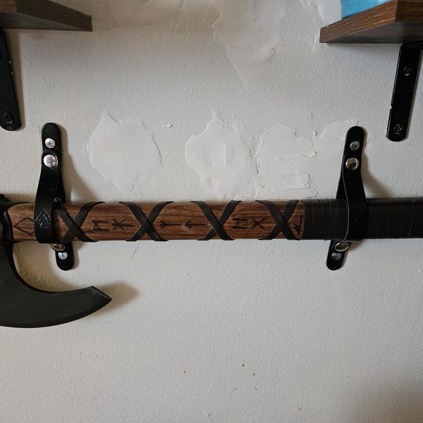 Leather Axe Display/holder - Etsy