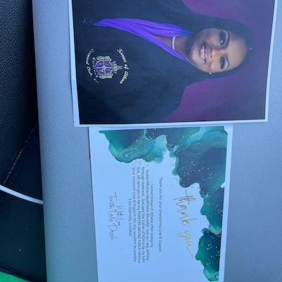 Graduation Program Self Editable Black and Gold College High School or ...