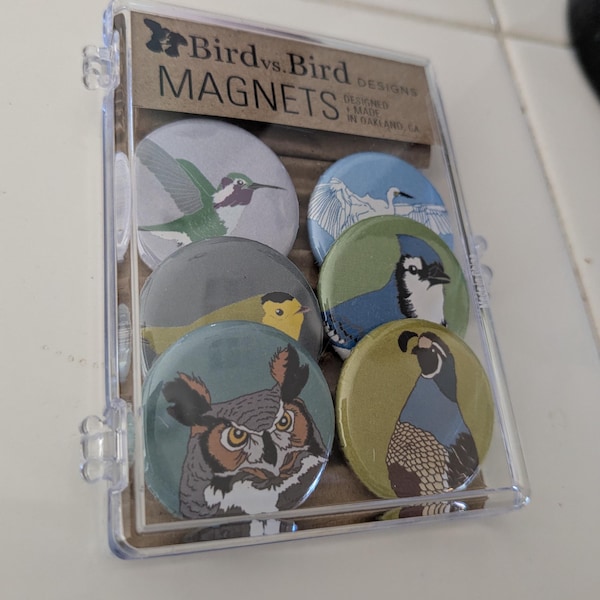 Bird Magnet Gift Set | Choose From 17 Themes | Nature Audubon Birder ...