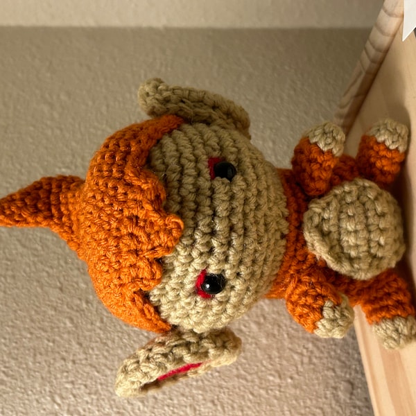 Chimchar Amigurumi Crochet Pattern - Etsy