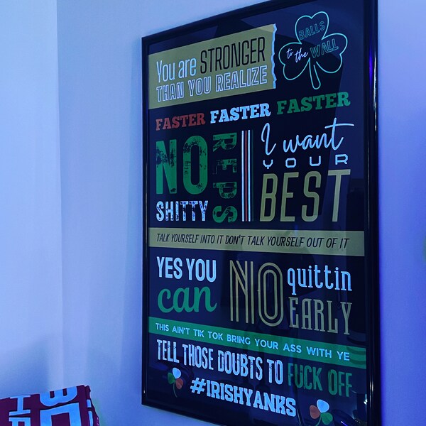 Custom Order for Motivational Poster Fitspiration Quotes (4 Sizes ...