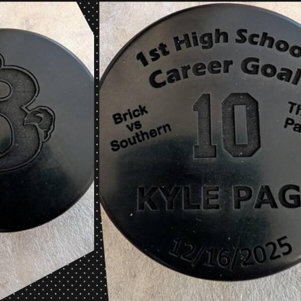 1st Goal Puck - Etsy