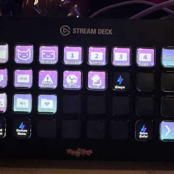 Cute STARS AND CLOUDS Stream Deck Icons | Streamer | Twitch | Discord ...