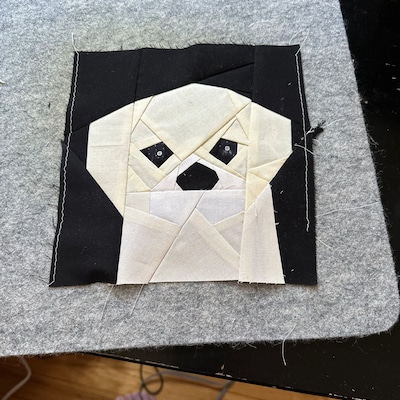 Chinese Crested Paper Pieced Block Pattern in PDF - Etsy