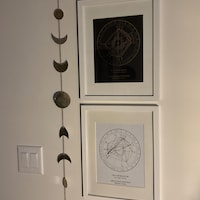 A4 Custom Foil Astrology Chart Print by Birth Date, Personalised Copper ...