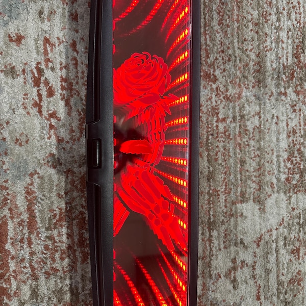 LED Custom Rear View Mirror - Etsy