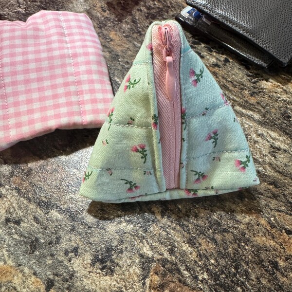 Pyramid Pouch Sewing PATTERN, Zipper Bag Pattern, Coin Purse Pattern ...