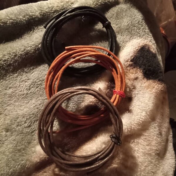 3mm Suede Lace, 3mm Wide, Choose Color of Suede Lace, Suede Lace, Suede ...