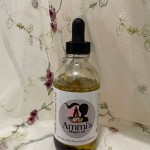 Ammi's 100% Natural Pure Hair Growth Oil With Rosemary & - Etsy
