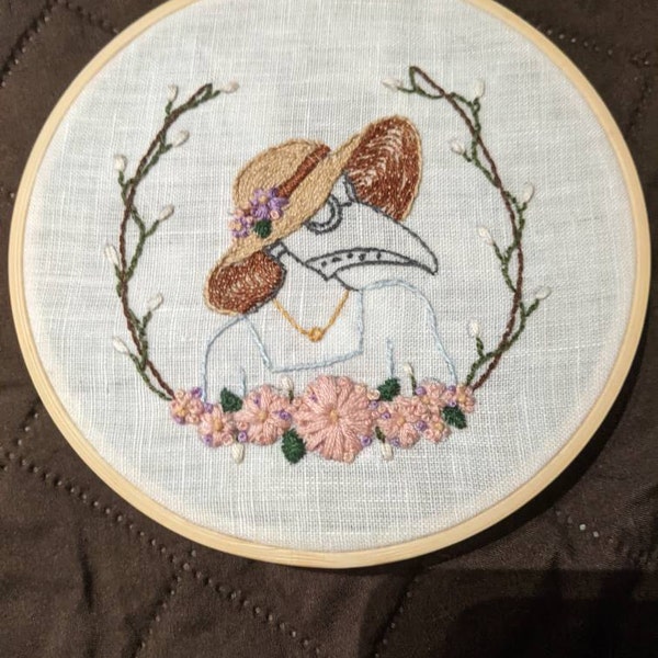 Fuzzy Bumblebee Embroidery PDF Pattern Download | Bee | Cottagecore ...