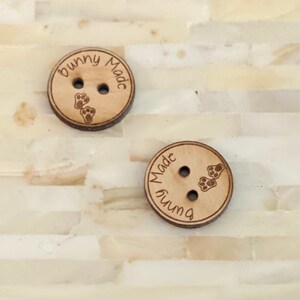 Custom Button, Design, Personalized, Wood Button, Engraved Button ...