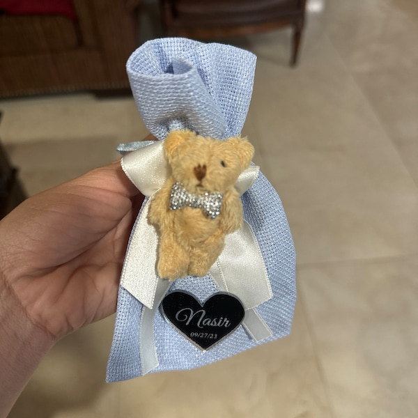 Custom Teddy Bear Scented Sachet: Baby Shower Favor - Etsy