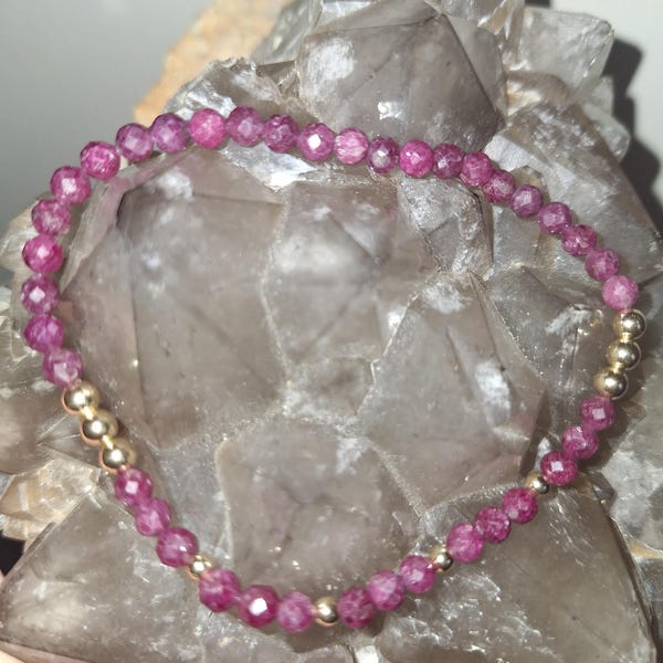 Labradorite Beaded Stretch Bracelets | AAA Grade | Crystal Bracelets | Stacking Bracelets ...