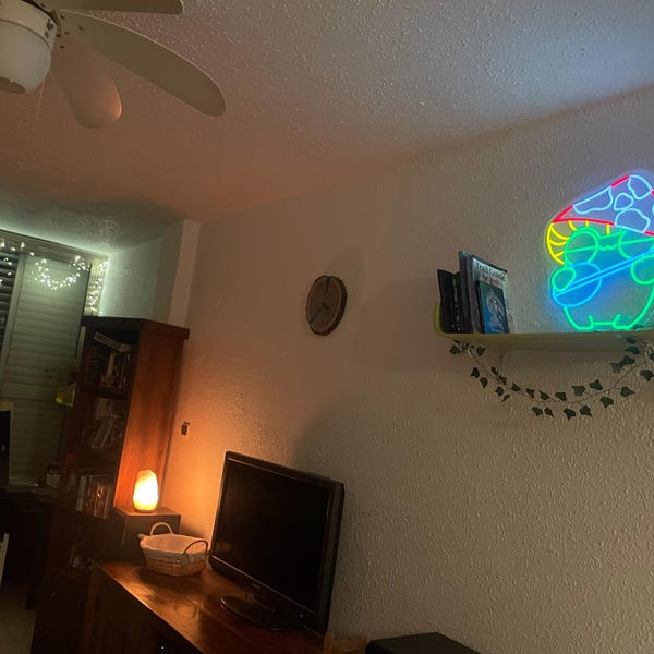 Sakura and Moon Neon Sign, Sakura Neon Wall Art, Custom Neon Sign ...