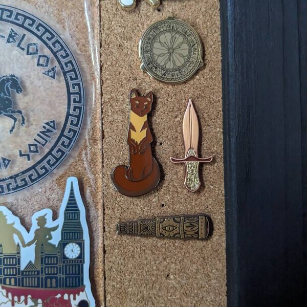 Abhorsen Inspired Saraneth Bell Fan Enamel Pin - Etsy